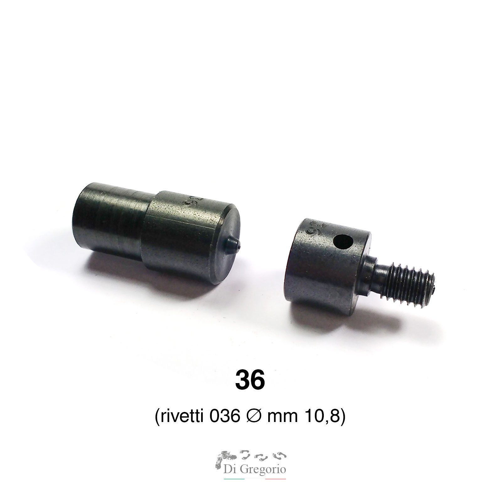 RIVETTI RIBATTINI IN FERRO 001-02-033-034-036-039-041-042 PER FISSARE ...